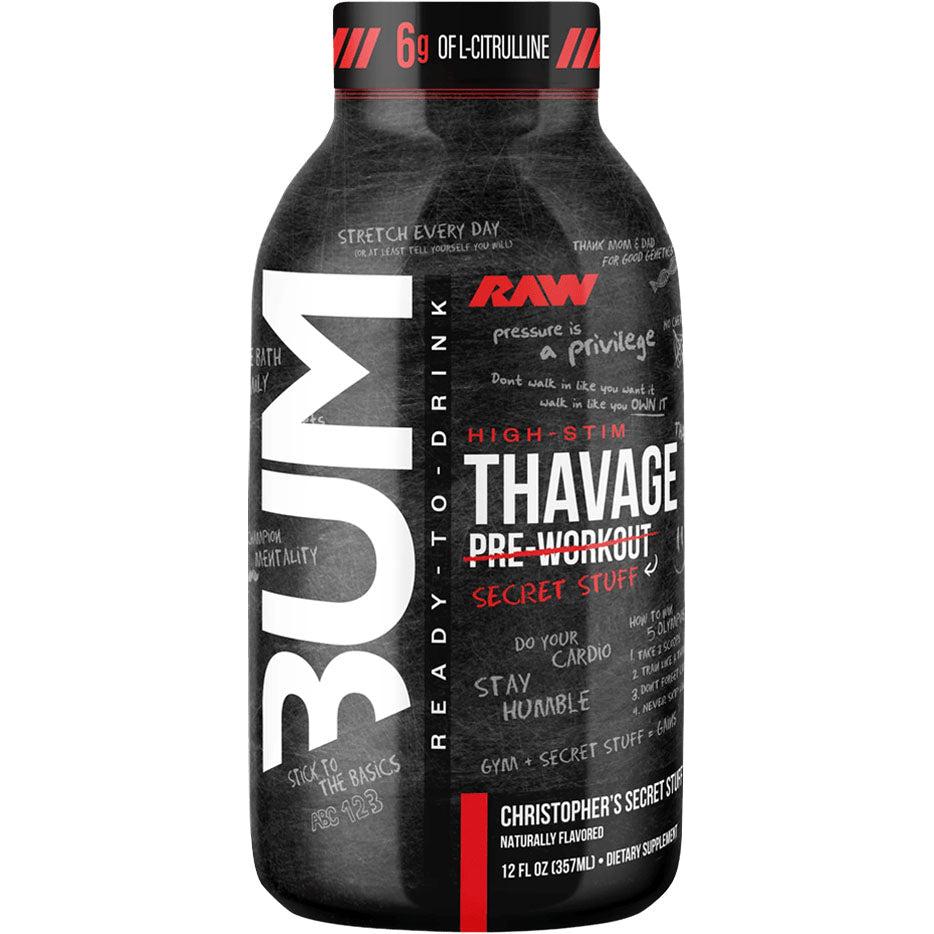 CBUM Thavage Pre-Workout RTD - Christopher's Secret Stuff – N101 Nutrition