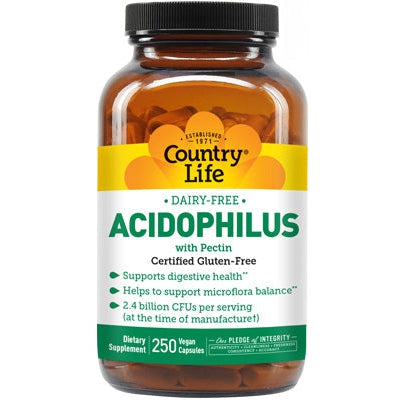 Country Life Dairy-Free Acidophilus with Pectin – N101 Nutrition