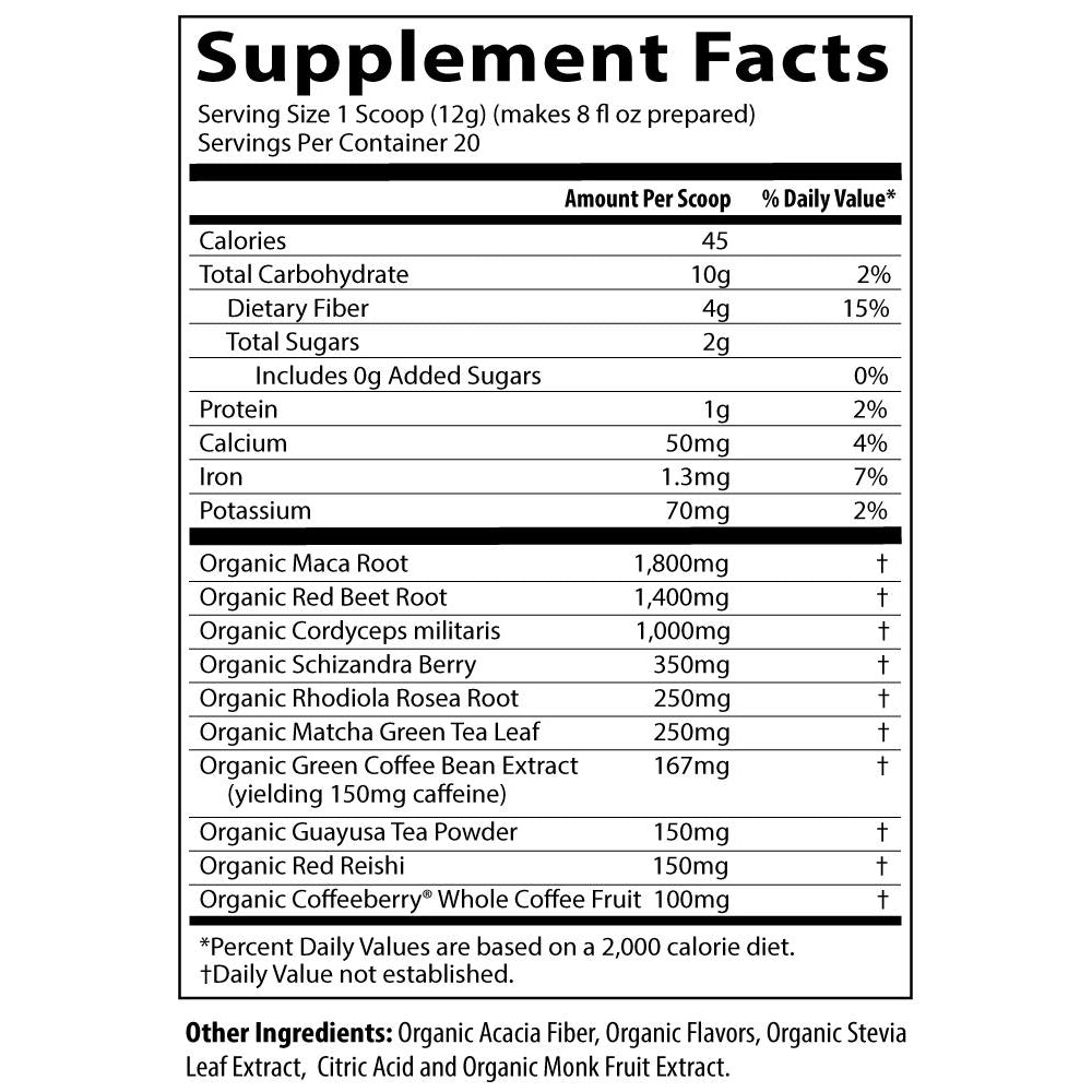 MRM Organic Pre-Workout – N101 Nutrition