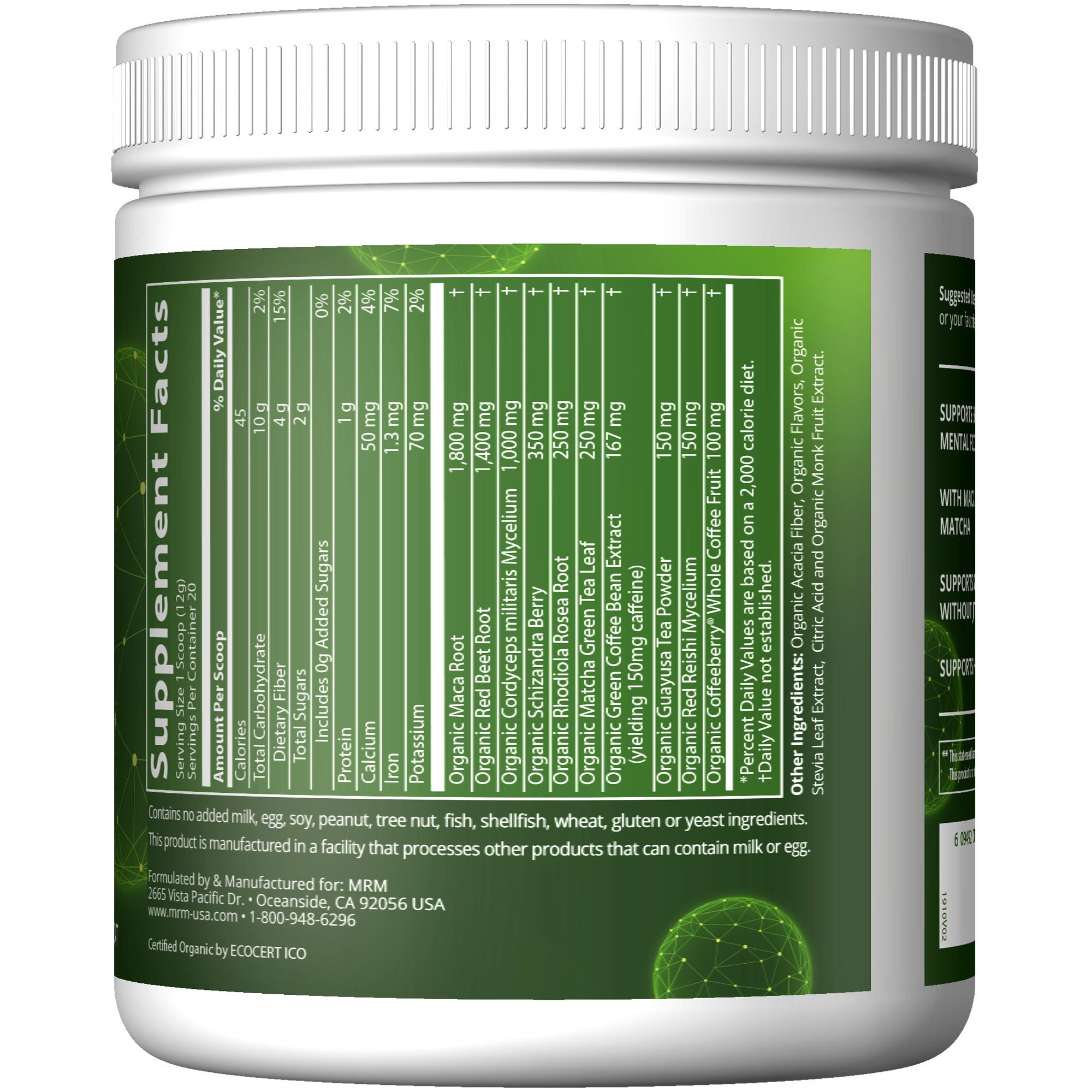 MRM Organic Pre-Workout – N101 Nutrition