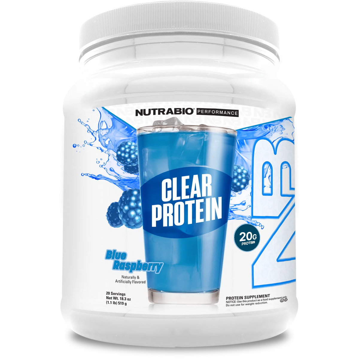 NutraBio CLEAR Whey Protein Isolate – N101 Nutrition