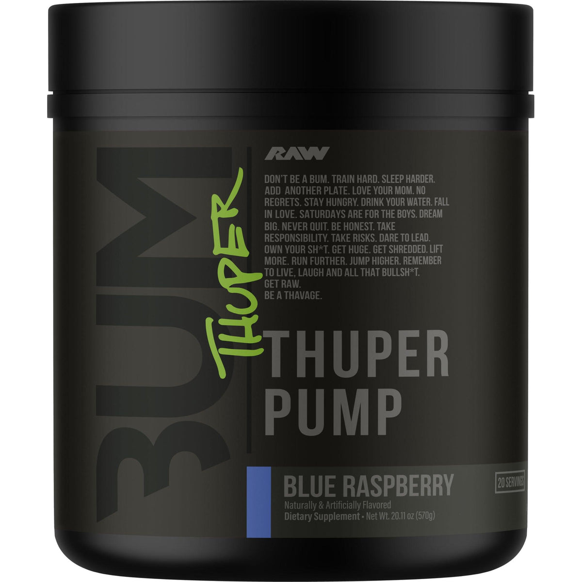 RAW Nutrition CBUM Thuper Pump – N101 Nutrition