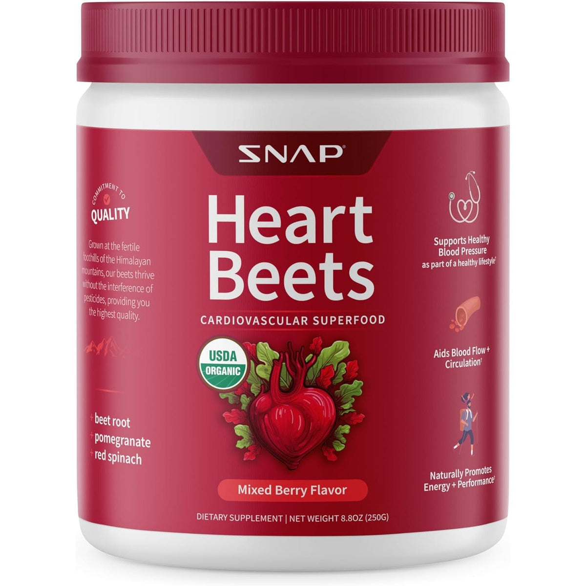 SNAP Heart Beets – N101 Nutrition