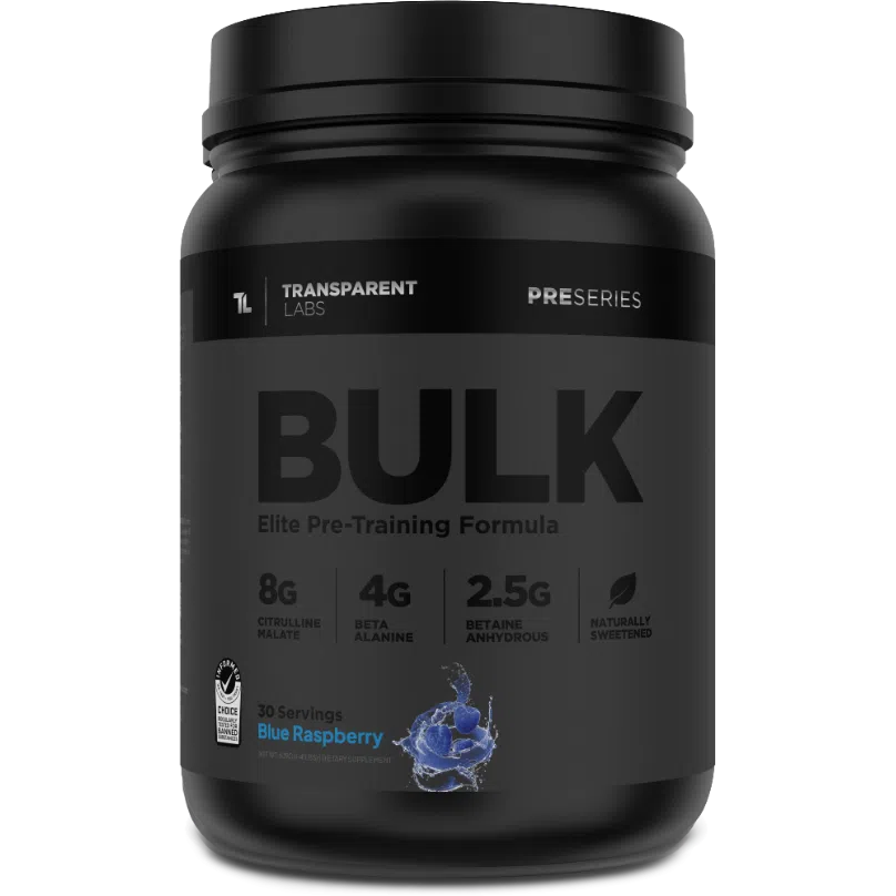 Transparent Labs BULK Black Elite Pre-Training Formula – N101 Nutrition